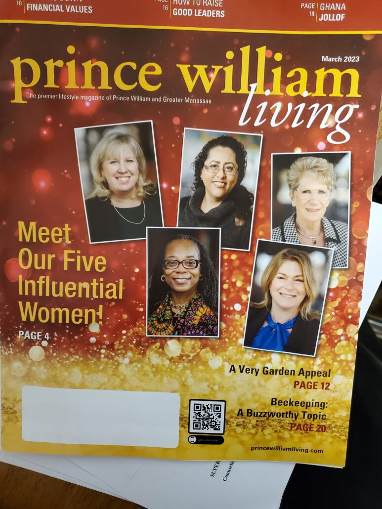 Influential Women Award - Prince William Living - Vanderpool, Frostick ...